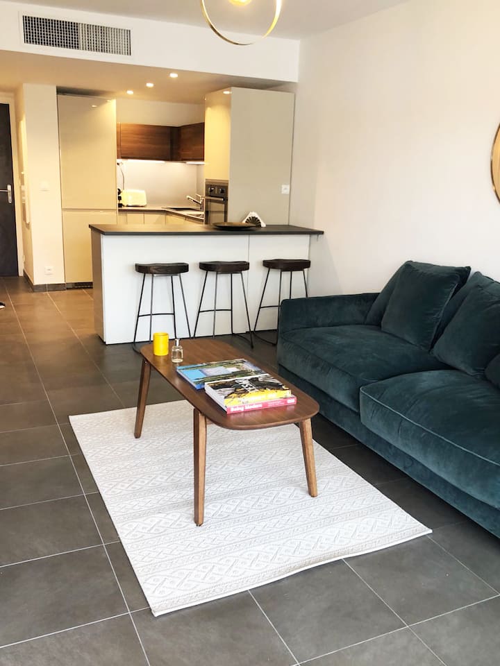 Cannes - Appartement Cosy, Terrasse, Piscine - Le Cannet