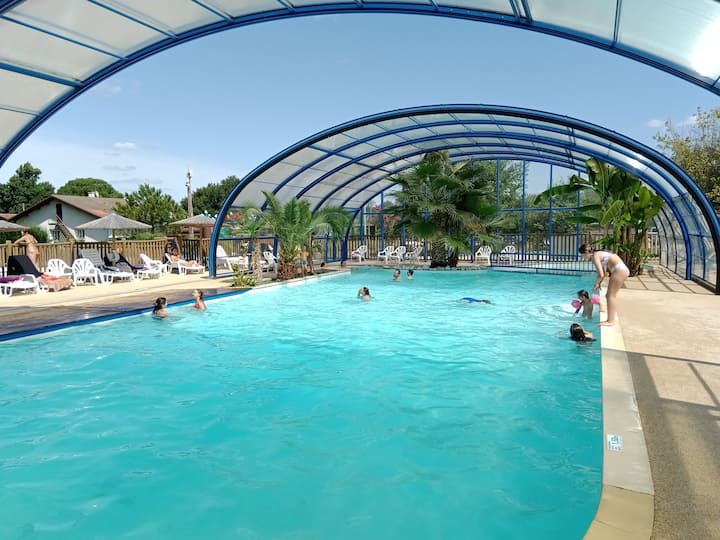 Mobile Home Landes  4/6  Pers . Piscine.clim - Aureilhan