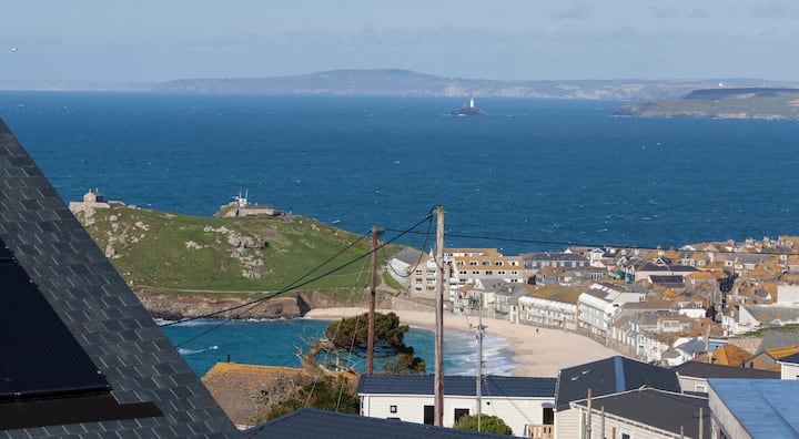 St Ives 3 Bedroom House With Balcony, Views, Gdn - St Ives