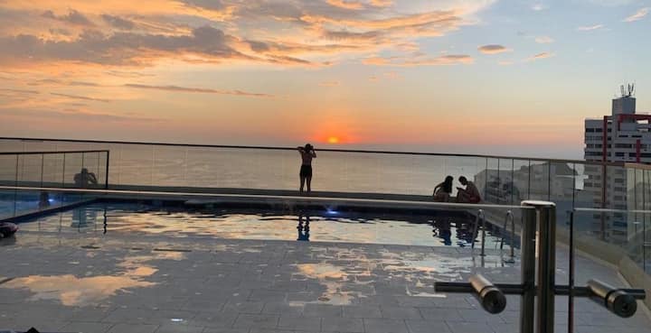 Beautiful New Apartment! 2 Blocks From The Ocean! - Santa Marta