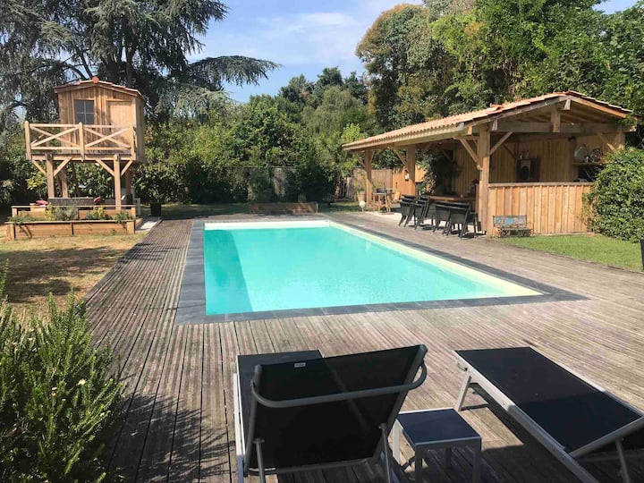 Grande Maison Familiale Avec Piscine à Bordeaux - Burdeos