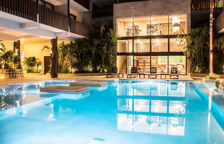 New Apartment 2bdr Steps From 5th Ave And Mall - Playa del Carmen