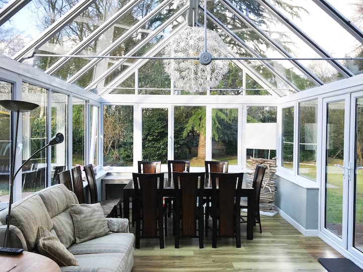 Nueva Casa De Bosque Con Gran Jardín, Cerca Del Mar. Perfecto Para Familias Con Niños - Lymington