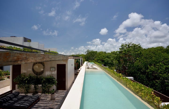 Penthouse In The Heart Of Aldea Zama, Private Pool - Tulum