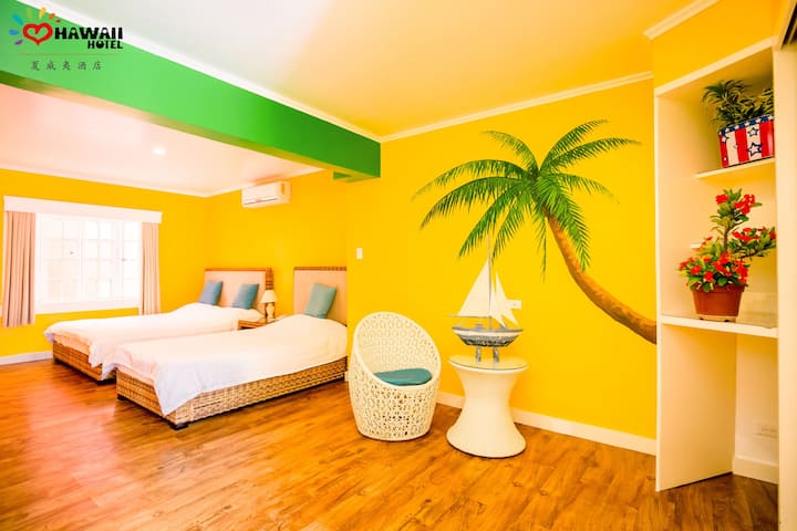 Hawaiin Stylish Hotel夏威夷风情客栈（family Room） - Northern Mariana Islands