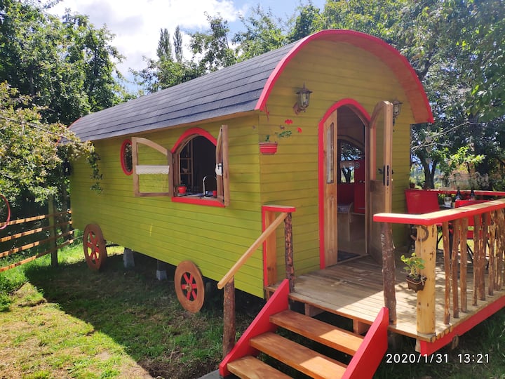 Lago Ranco Vacaciones Insolitas En Cabaña Roulotte - Lago Ranco