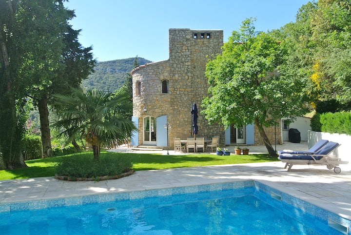 Stone Mas With Stunning Views - Fayence