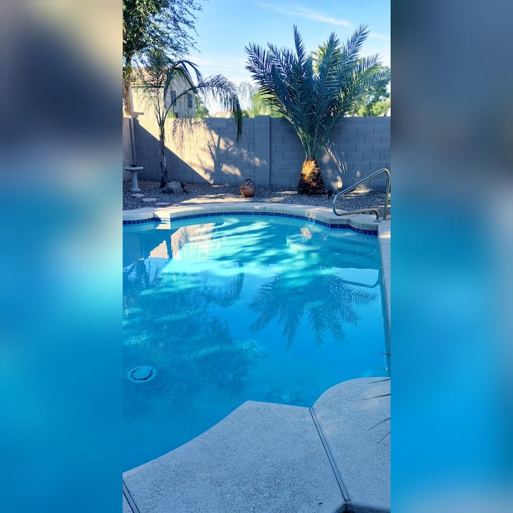 Sunny Az Home Awayfrom Home Private Pool Patio Bbq - Queen Creek, AZ