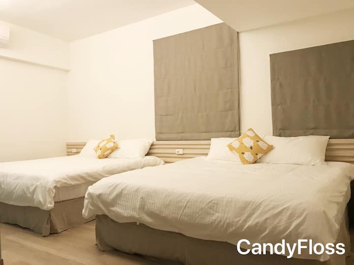 棉花糖Candyfloss 民宿 馬公市區/中正路 簡約4人房 - 펑후 현