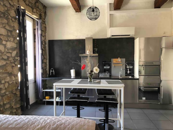 Grand T2 Climatisé Centre Ville Castellane - Îles du Frioul