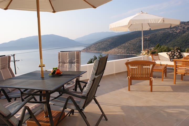Pretty Villa With Private Pool And Panoramic Sea Views - Edge Of Agia Efimia - Asos