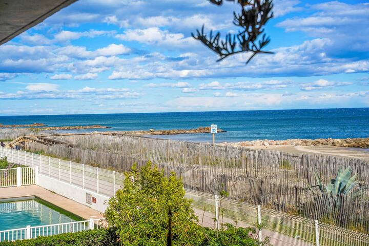 Joli T2 Vue Sur Mer Avec Piscine Dans La Résidence - Frontignan