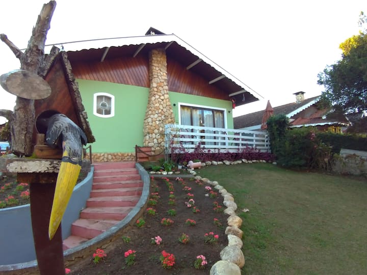 Casa Um Bairro Antes Do Centro Capivari - Campos do Jordão