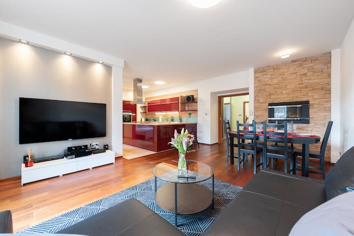 Spacious 3bdr With Balcony In Trendy Karlin - Praga
