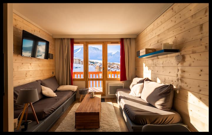 Plagne Soleil Appart For 5 Persons Pied Des Pistes /Plein Sud - La Plagne-Tarentaise