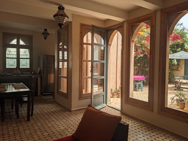 Villa Hibiscus, à 200 M. De L'océan - Maroc