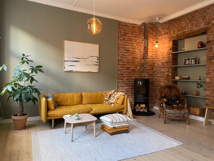 Cozy At Tøyen-centrally Located-balcony+fireplace - Oslo