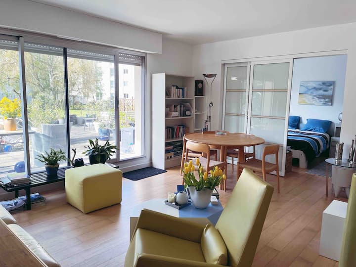 St Enogat - Bel Appartement Avec Terrasse - Saint-Malo