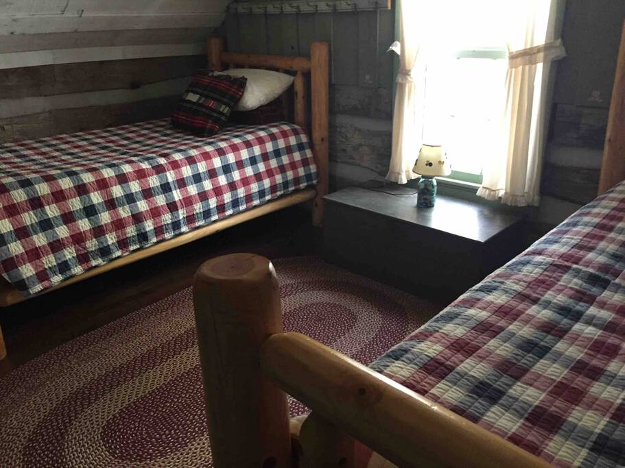 1830's Log Cabin in the Woods - Cabins for Rent in Brohman, Michigan ...