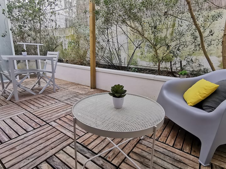 Cosy Appartement Terrasse Centre Ville-vieux Port - Plage de la Rochelle (Chef de Baie)
