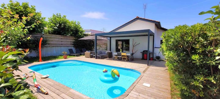 Anglet Côte Basque Maison Piscine 3km Des Plages - Bayonne
