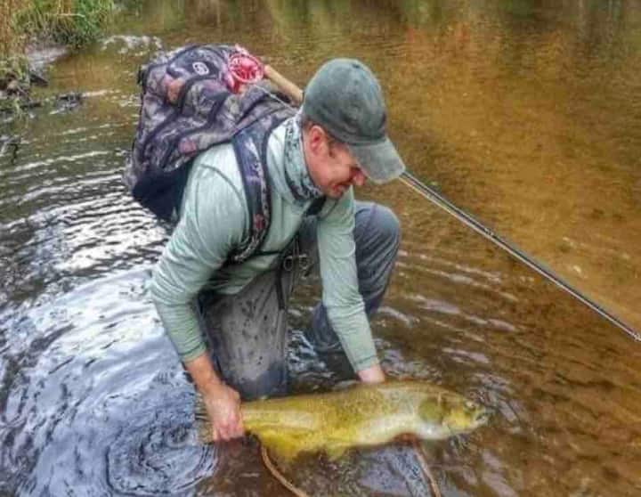 Salmon Fishing @Camp Squid Off The Grid - Frankfort, MI