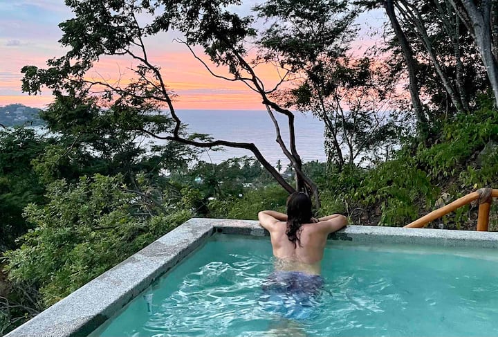 Casa Zula Con Alberca, Palapa Y Vistas Al Mar - Sayulita
