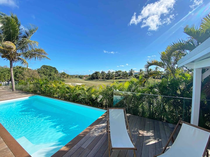 Villa Birdy - 3 Chambres Sur Le Golf Avec Piscine - Saint-François