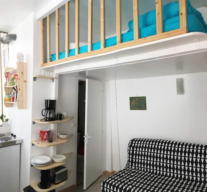Maisonnette-petit Studio Sur Cour - Paris Centre - París