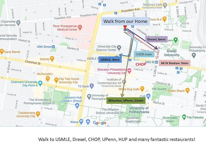 Cute 1br Studio, Walk 2 Drexel, Upenn, Chop, Usmle - Philadelphia, PA