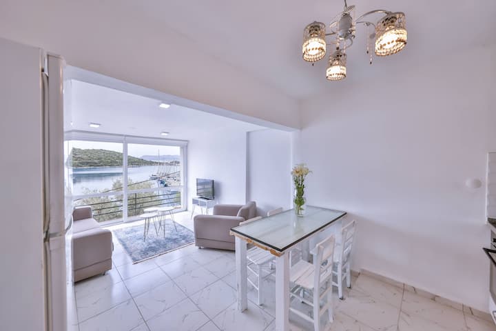 Huzur Konfor Rahatlık Tam Donanımlı  Nora Apart1 - Kaş