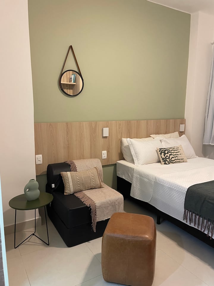 Praia Copacabana Studio Completo Cama Ortopédica - Rio de Janeiro