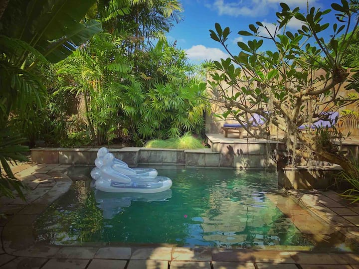 Exotic Tropical Garden Pool Two Bedroom Villa - Seminyak