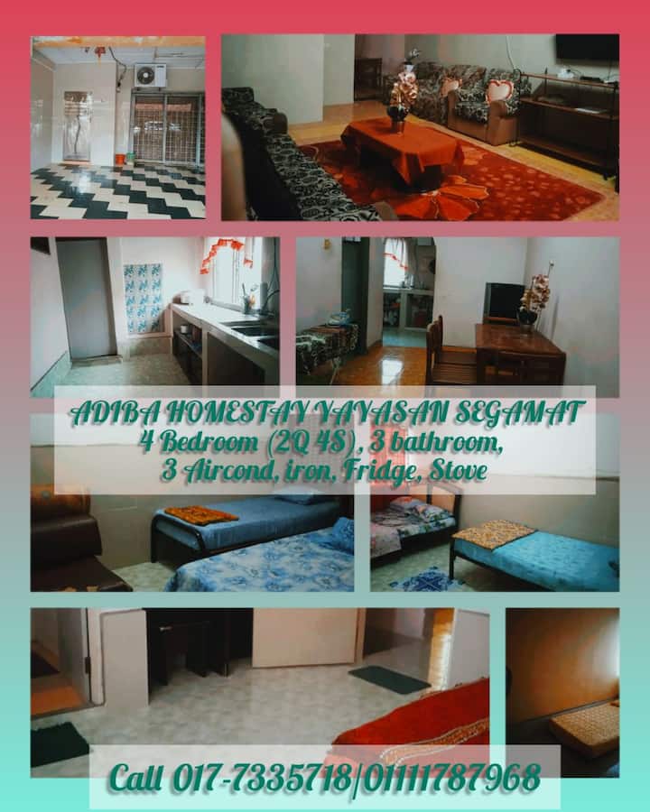 Adiba Homestay Yayasan - Jementah