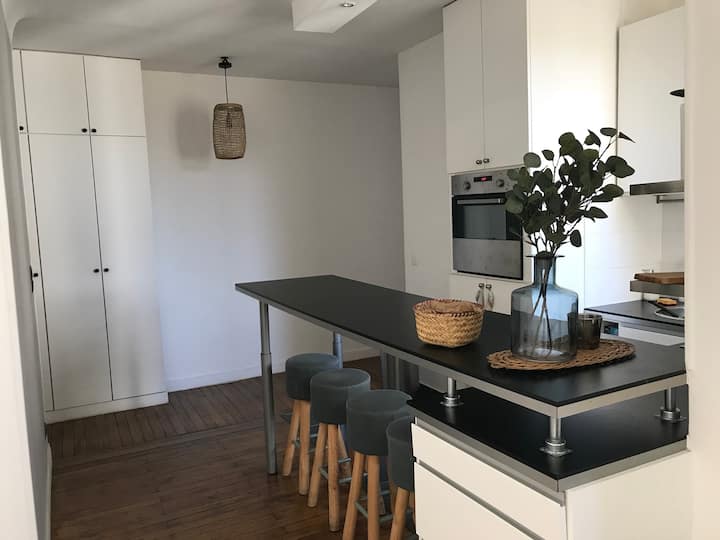 Appartement Calme, Lumineux, Vue Tour Eiffel - Boulogne-Billancourt