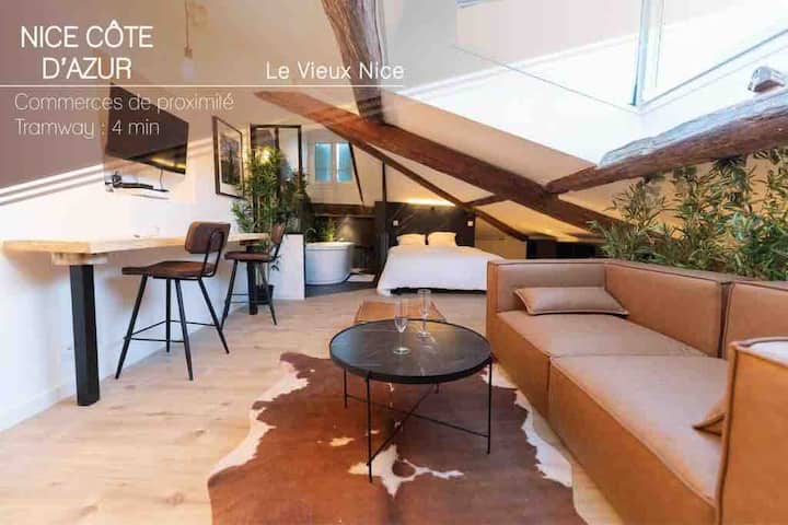 Loft Dans La Vielle Ville Avec Jacuzzi - Nizza
