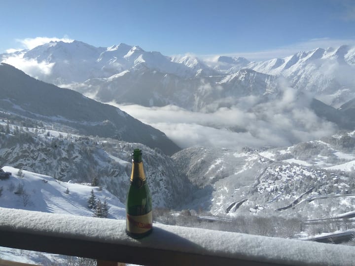 Alpe D'huez / Appt 4/5 Pers. Vue Exceptionnelle - L'Alpe d'Huez