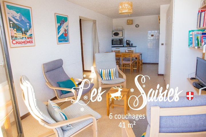 Appartement Douillet & Vue Imprenable Aux Saisies - Hauteluce - Les Saisies
