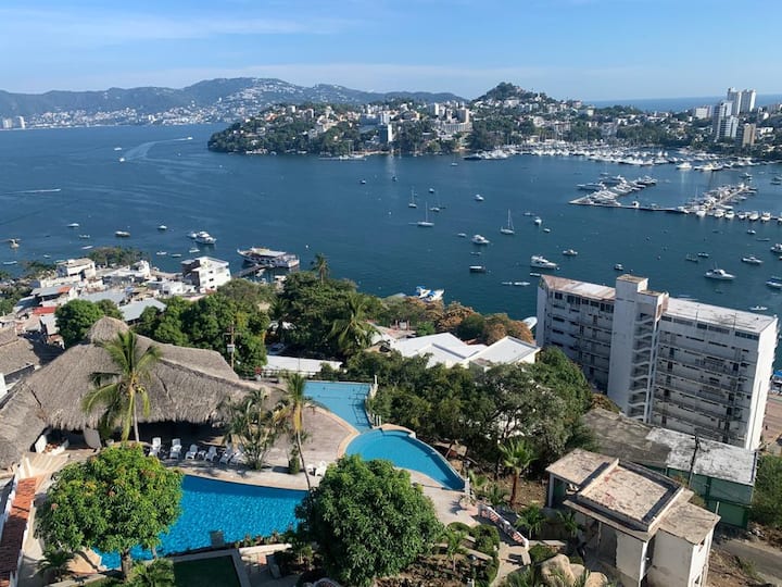 Departamento Nuevo En Acapulco Con Hermosa Vista - Pie de la Cuesta