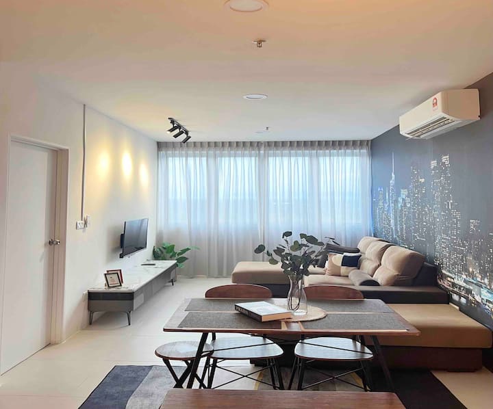 2br Condo Wbalcony |Free Wifi| Netflix @ Metrocity - Kuching