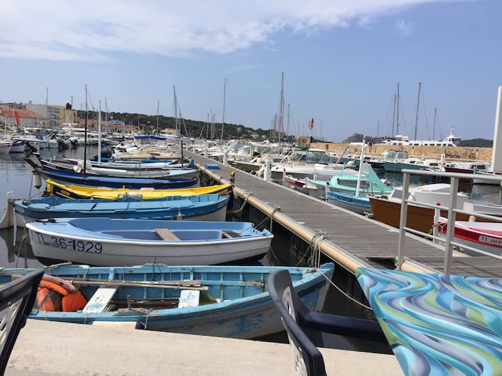 T3 Le Brusc -Clim Garage Terrasse Wifi Tout à Pied - Six-Fours-les-Plages