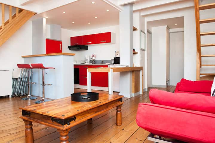 Appart T2 Rochelais Rénové En Duplex 50m2 - La Rochelle