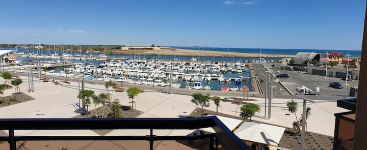Appartement Avec Vue Magnifique Sur Port Et Mer - Valras-Plage