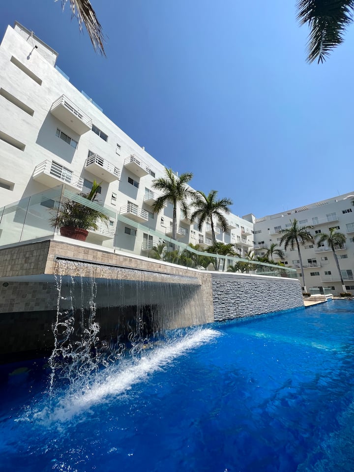 Depa 3 Recámaras En Diamante A 3 Min De Chedraui - Acapulco