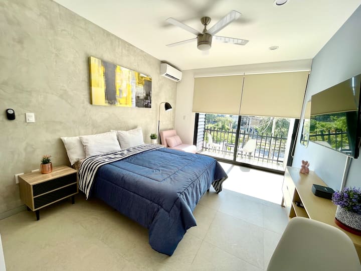 Brandnew Studio Luxe-modern Condo Near 5thav&beach - Playa del Carmen
