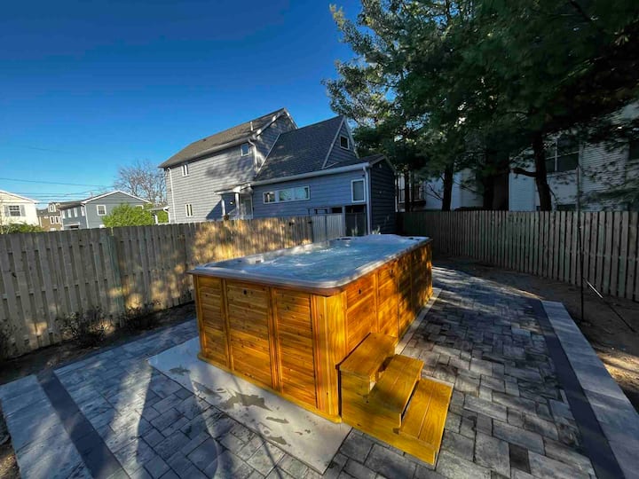 Walk To Beach! Heated Swim Spa! - Belmar, NJ
