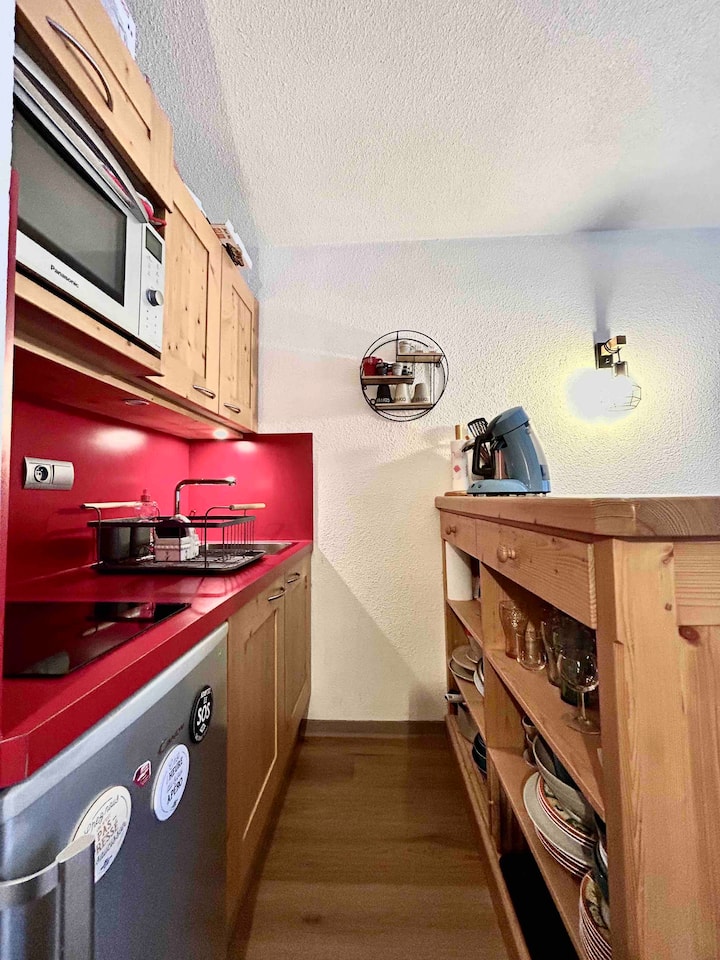Studio Très Agréable Morillon Les Esserts- 4 Pers - Morillon