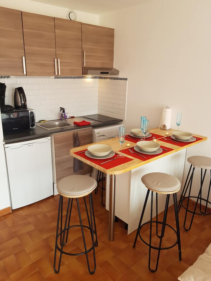 Studio Meublé  Climatisé Centre Port Cap D'agde - Agde