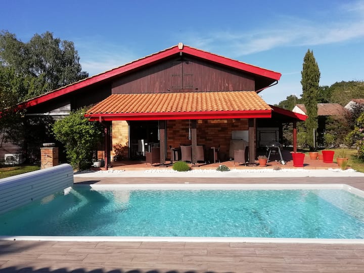 Maison D'architecte 4 Chambres Piscine Chauffée - Cestas