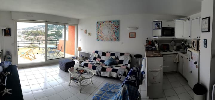 La Corniche, T3 50m², 1ere Ligne Mer & Piscine - Sète